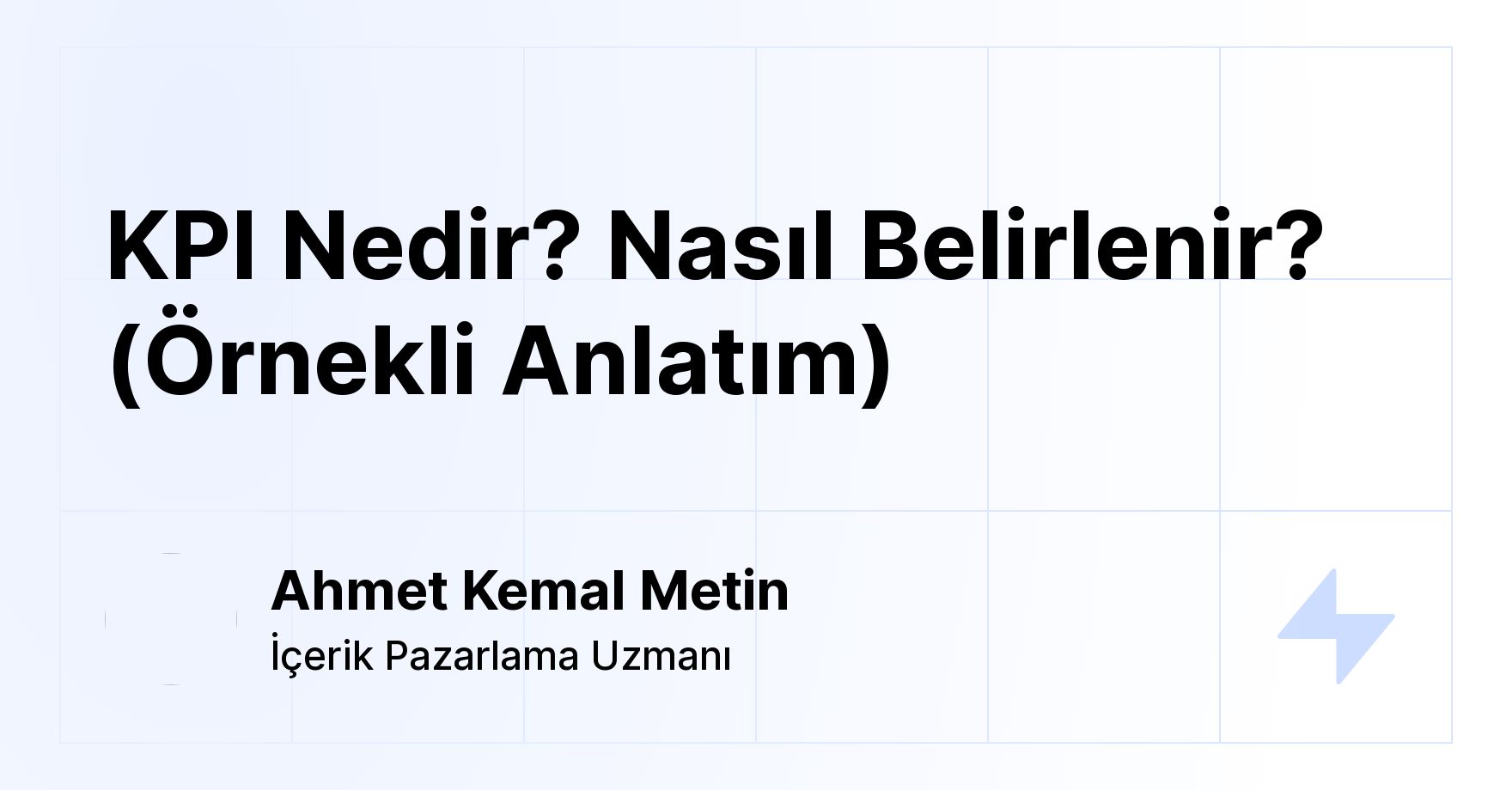 KPI Nedir? Nasıl Belirlenir? (Örnekli Anlatım) - ikas